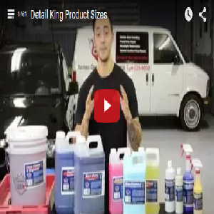 Detail King Product Sizes