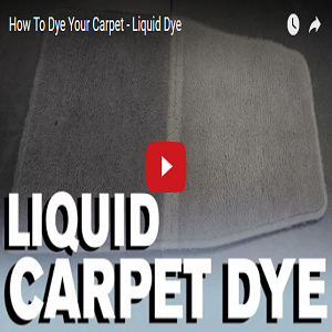 How To Dye Your Carpet - Liquid Dye