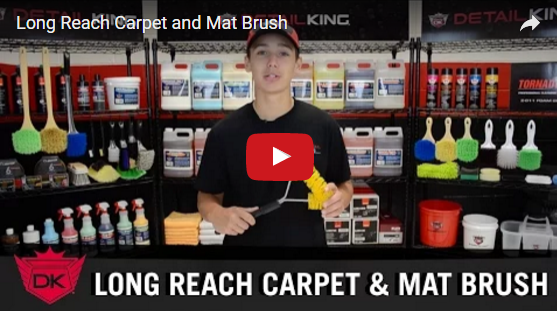 Long Reach Carpet & Mat Brush Video - Detail King