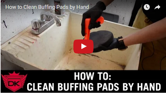 How to Clean Buffing Pads by Hand - Detail King