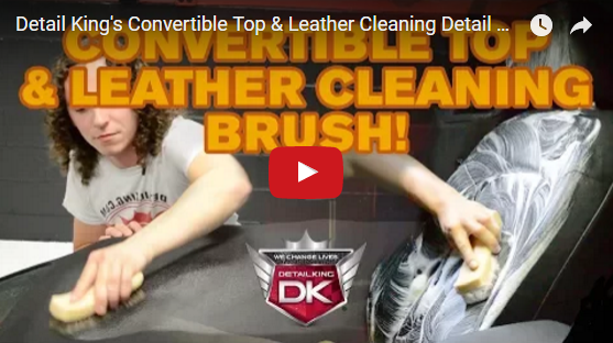 Detail King's Convertible Top & Leather Cleaning Detail Brush - Detail King