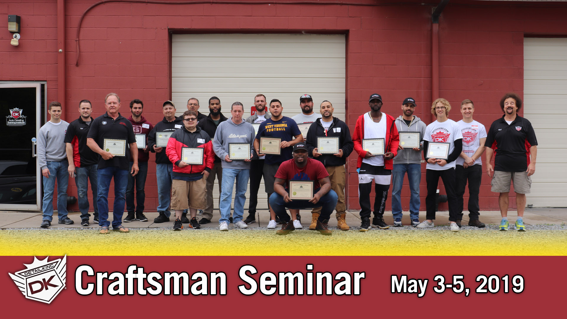 May 3rd - 5th 2019 Craftsman Auto Detailing Training Seminar - Detail King