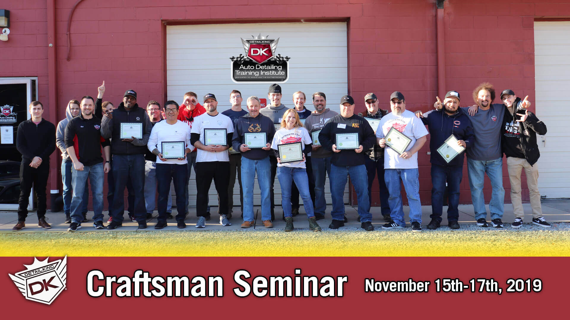 Car Reconditioning Training Seminar November 15th-17th, 2019